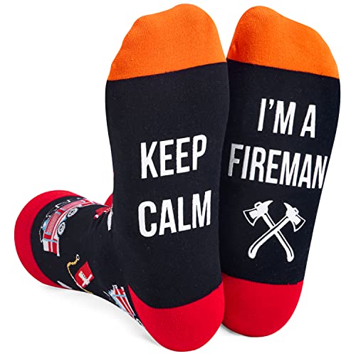 Unisex Firefighter Socks, Fireman Gifts, Fire Chief Gifts, Dumpster Fi ...