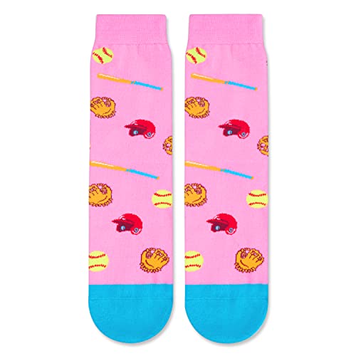 Funny Softball Gifts for Softball Lovers, Women Men Softball Socks, Cu ...