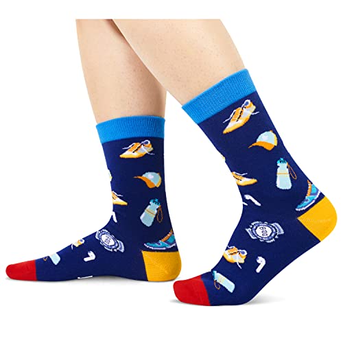 Novelty Running Socks, Funny Running Gifts for Running Lovers, Sports ...