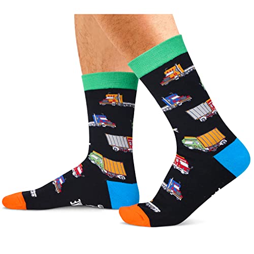 Unisex Truck Socks Auto Socks For Semi Trucks, Trucker Gifts Tow Truck ...