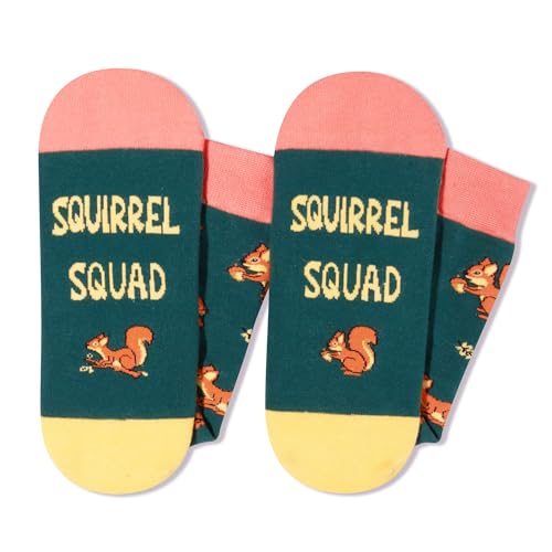 Unique Squirrel Gifts, Unisex Squirrel Socks for Men and Women, Best G ...