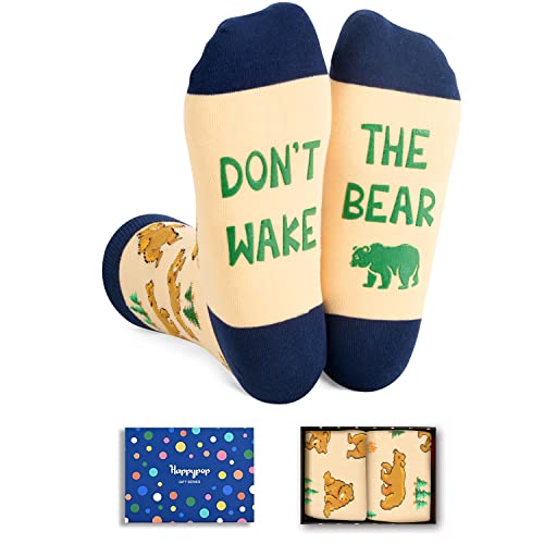 One-Size-Fits-All Bear Gifts, Unisex Bear Socks for Women and Men, Bea ...