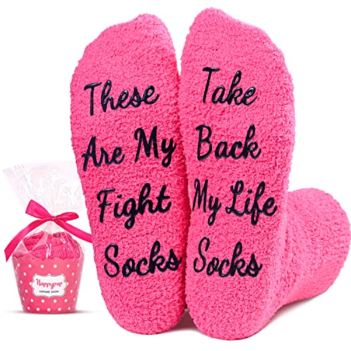 Inspirational Socks, Cancer Socks for Women, Breast Cancer Awareness S ...