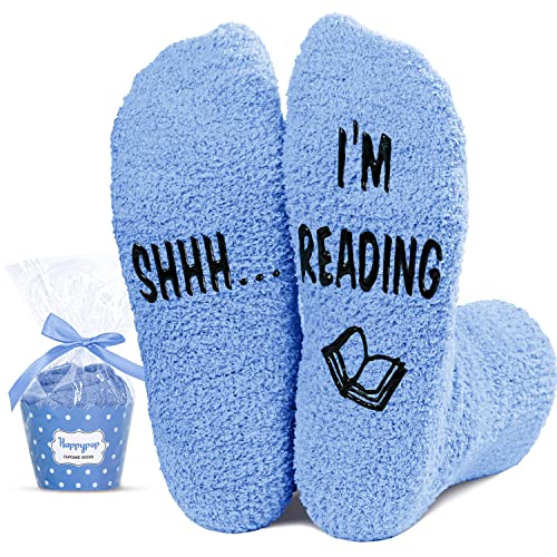 Students Gift Socks, Fluffy Fuzzy Slipper Socks, Women Reading Socks ...
