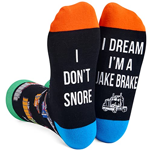 Unisex Truck Socks Auto Socks For Semi Trucks, Trucker Gifts Tow Truck ...