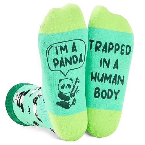 Gender-Neutral Panda Gifts, Unisex Panda Socks for Women and Men, Pand ...