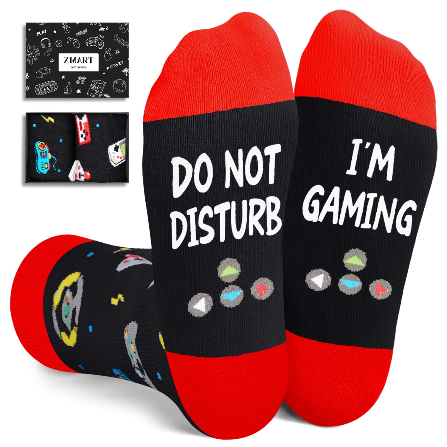 Gamer Gifts Teen Boys Men - Video Game Gifts, Gaming Socks Ideas, Gami ...