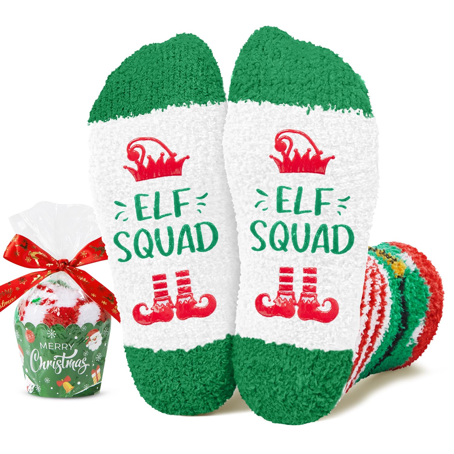 HAPPYPOP Christmas Gifts Stocking Socks for 4-6 Years Old Girl Boy - S ...