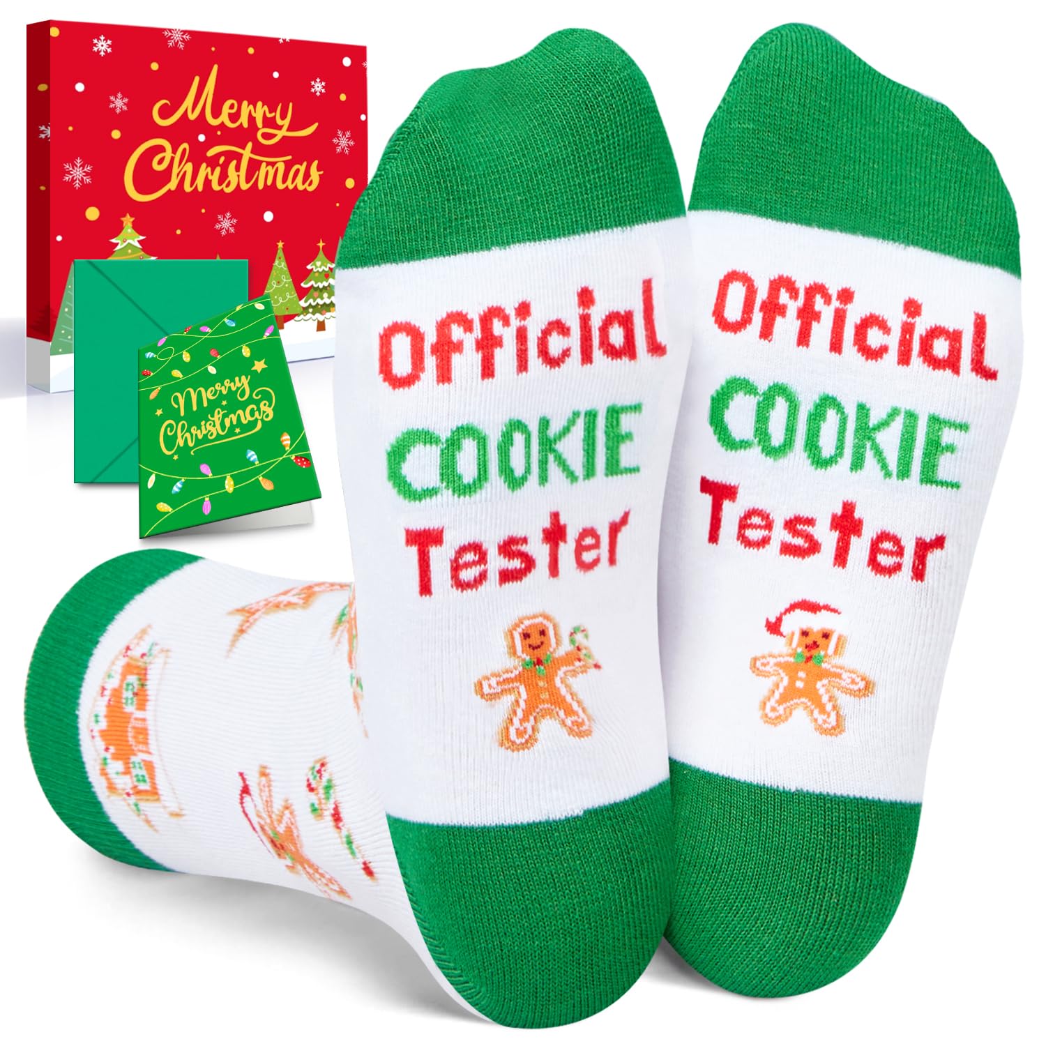 Christmas Cookies Gift Gingerbread Socks - Gingerbread Stocking Gifts ...