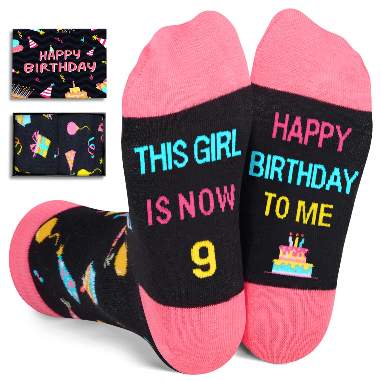9th Birthday Gifts Ideas for Girls - Socks for Girls Age 9, Presents f ...