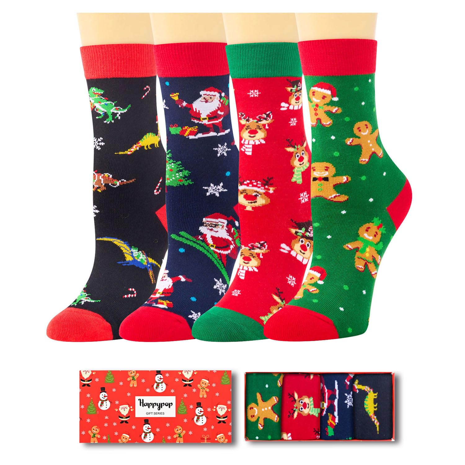 Christmas Gifts For Boys Girls - Secret Santa Socks Christmas Stocking ...