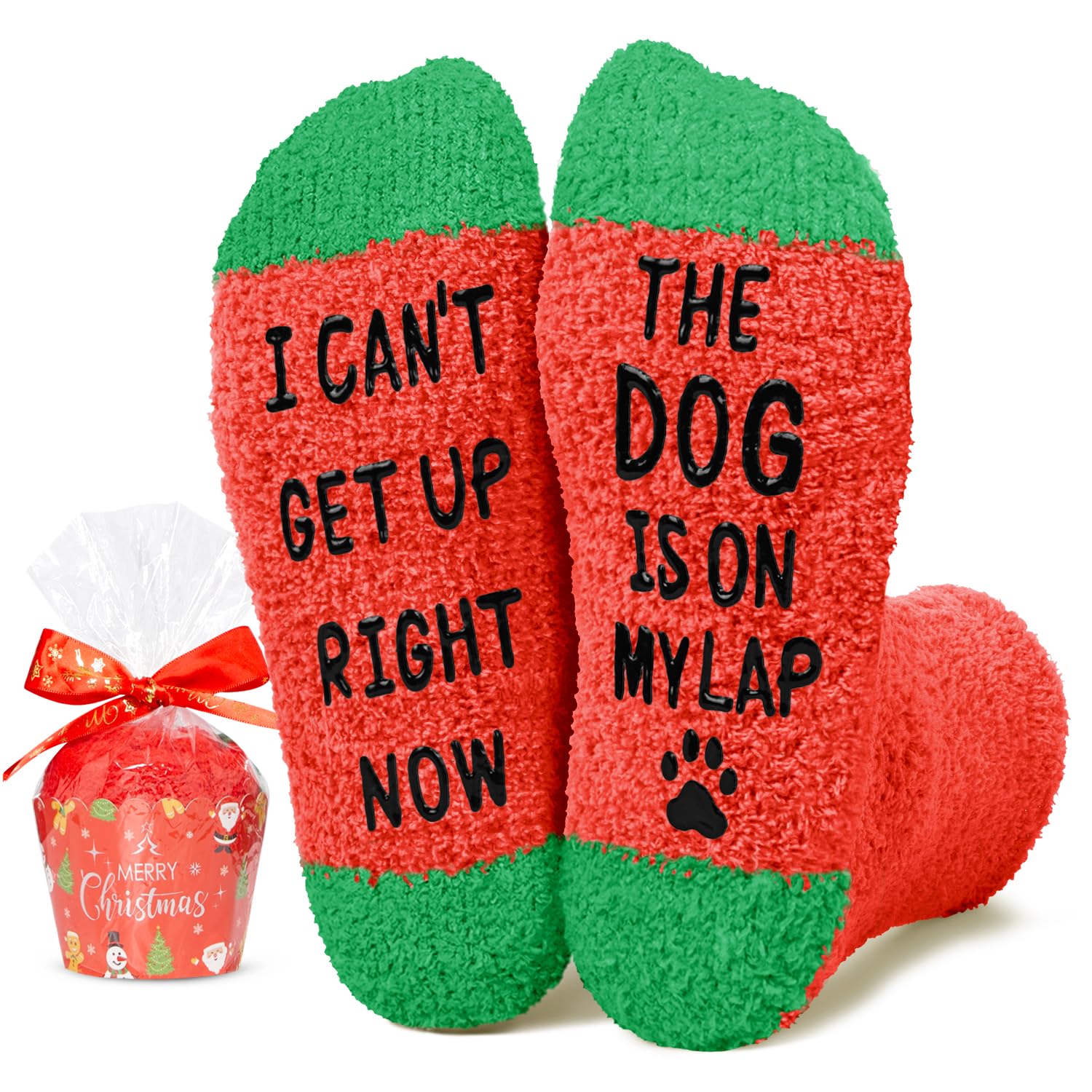 Funny Christmas Socks for Women - Holiday Socks Dog Mom Socks, Secret ...