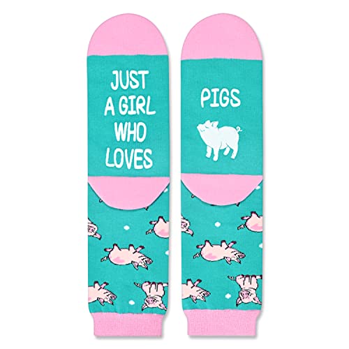 Funny Pig Gifts for Pig Lovers, Gifts for Farmers, Novelty Pig Socks f ...