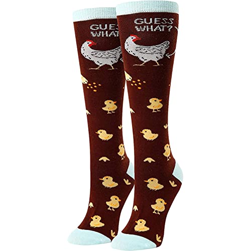 Unique Chicken Gifts for Women Silly & Fun Chicken Socks Silly Chicken ...