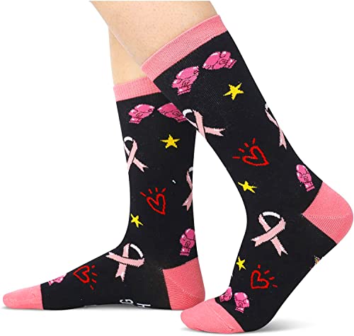 Chemo Gifts, Breast Cancer Awareness Socks, Breast Cancer Gifts, Inspi ...