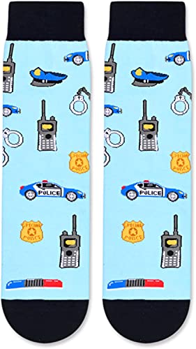 Men's Cops Socks, Policeman Gifts for Him, Gift for Cops, Police Offic ...