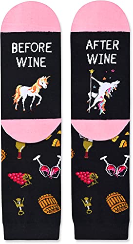 Wine Gift for Women Novelty Wine Socks Ideal Gifts for Wine Lovers Pre ...