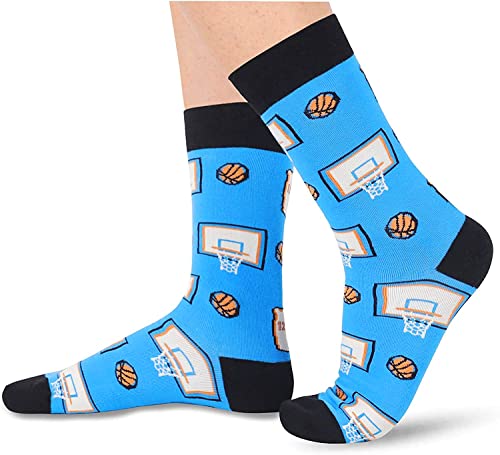 Fun Basketball Socks, Basketball Lover Socks, Sport Socks, Basket Ball ...