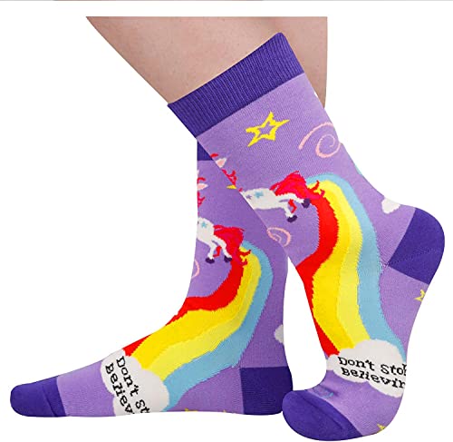 Versatile Unicorn Gifts, Unisex Unicorn Socks for Women and Men, All-o ...