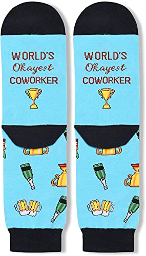 Unisex Funny Employee Coworker Socks, Gifts for Coworkers Retirement G ...