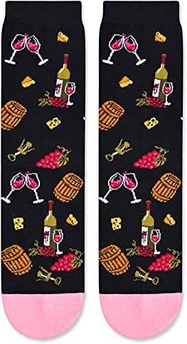 Wine Gift for Women Novelty Wine Socks Ideal Gifts for Wine Lovers Pre ...