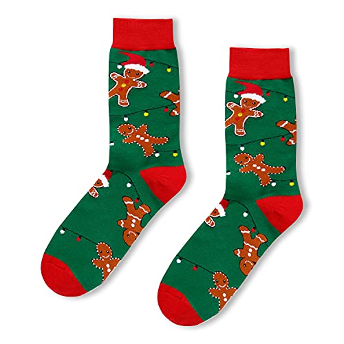 Christmas Gifts for Women Men, Christmas Socks, Gingerbread Socks, Fun ...