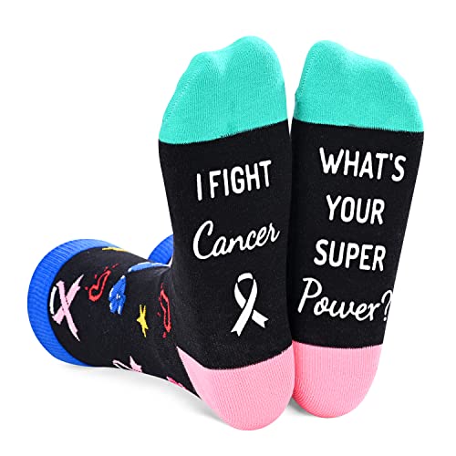 Unisex Breast Cancer Socks, Cancer Awareness Socks, Chemo Socks, Inspi ...