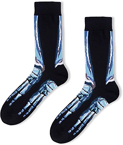 Skeleton Socks, Bone Socks, X-Ray Socks, Funny Halloween Socks for Men ...