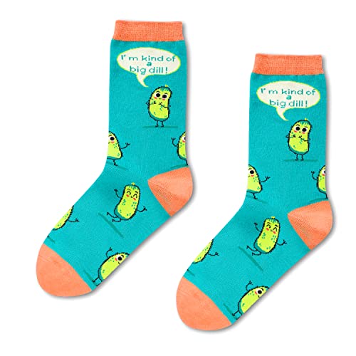 Women's Pickle Socks, Pickle Theme Socks, Pickle Gifts, Christmas Gift ...