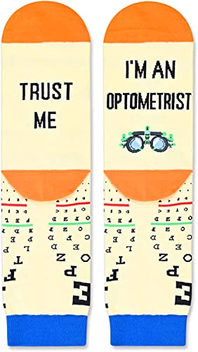 Unisex Optometry Socks, Eye Chart Socks, Eye Doctor Socks, Unique Opto ...