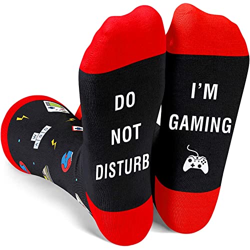 Funny Gaming Gifts, Video Game Socks for Men, Gaming Gifts for Him, No ...