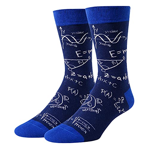 Funny Math Socks for Men, Top Gifts for Math Lovers, College & High Sc ...