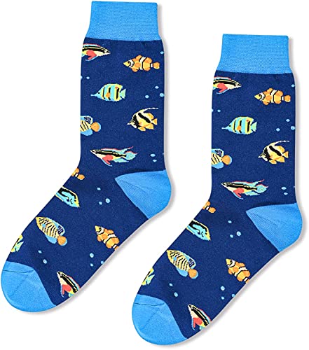 Funny Fish Gifts for Men Gifts for Him Fish Lovers Gift Cute Sock Gift ...