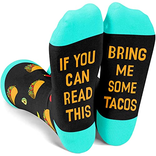 Men's Taco Socks, Mexican Theme Socks, Taco Gifts, Taco Lover Presents ...