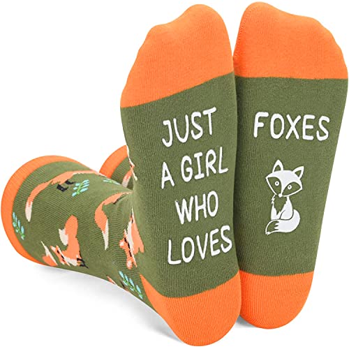Fox Gifts For Women Lovely Animals Socks Gift For Fox Lover Valentine ...