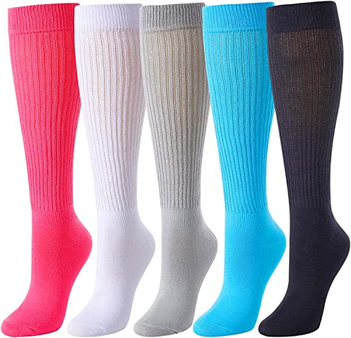 Women's Crazy Stacked Slouch Trendy Assorted Socks Gifts-5 Pack – Happypop
