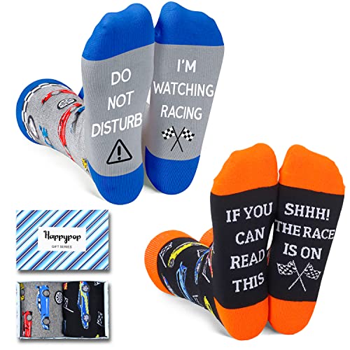 Racing Car Socks, Men's Racing Socks, Car Gifts for Men, Racing Gifts ...