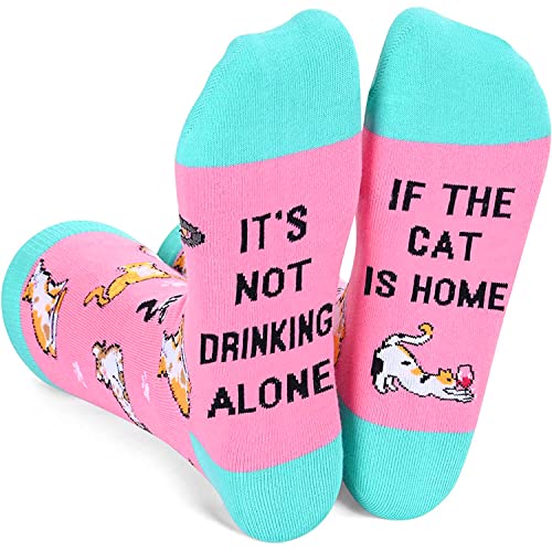 Women's Funny Thick Stylish Cat Socks Gifts For Cat Lovers – Happypop