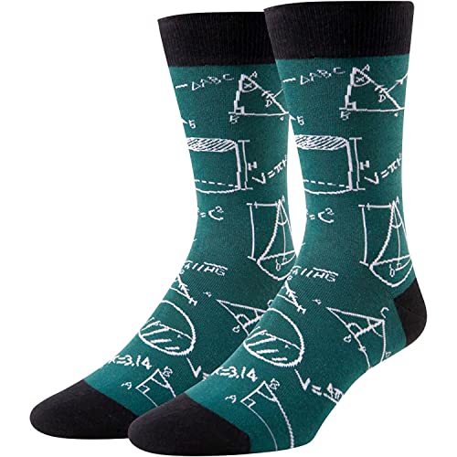 Men's Math Socks, Perfect Gifts for Math Lovers, College & High School ...