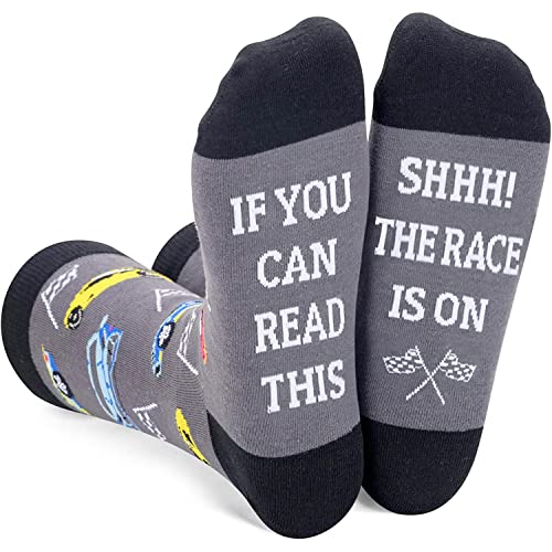 Fun Racing Car Socks for Men Who Love Racing Car, Novelty Racing Car G ...